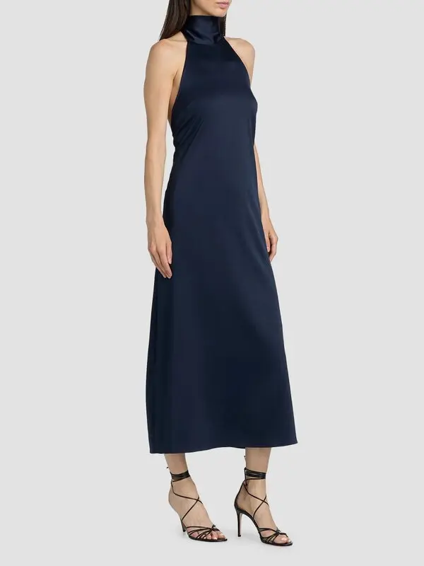 Azeeza Meera Satin Midi-dress