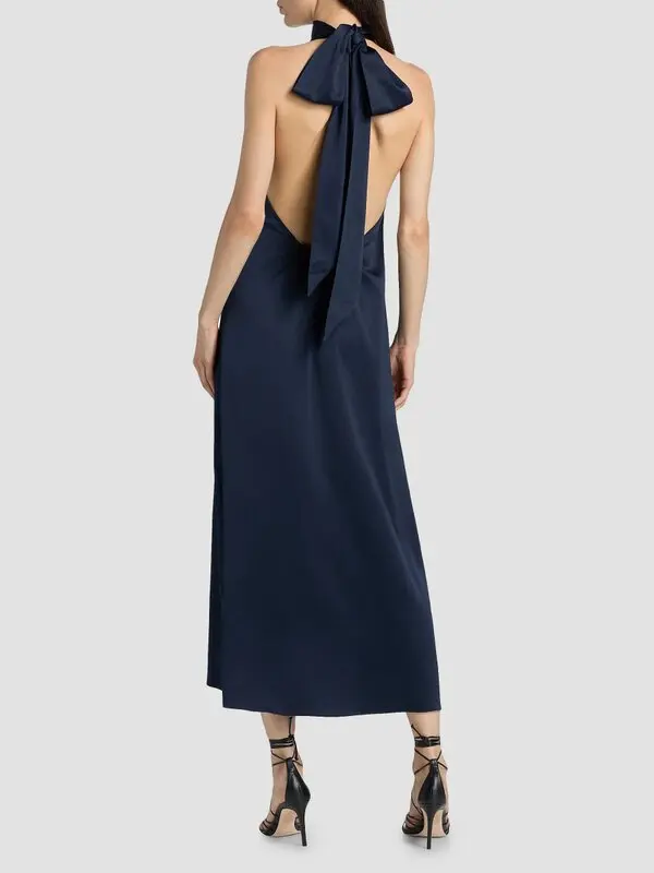 Azeeza Meera Satin Midi-dress