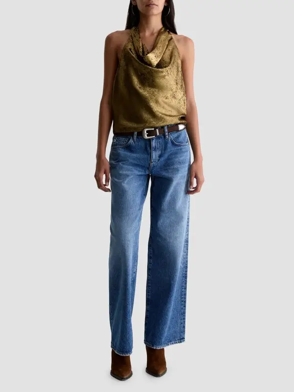 Ag Kacey Drapeneck Sleeveless Top