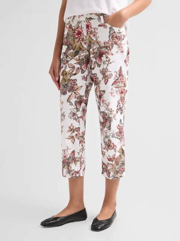 L'Agence Blaine Low-rise Crop Stovepipe Jeans