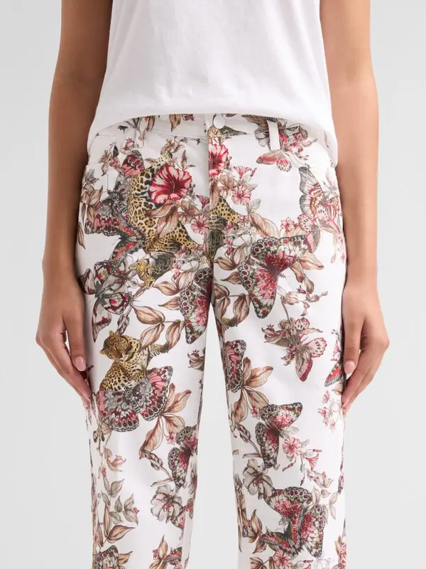 L'Agence Blaine Low-rise Crop Stovepipe Jeans