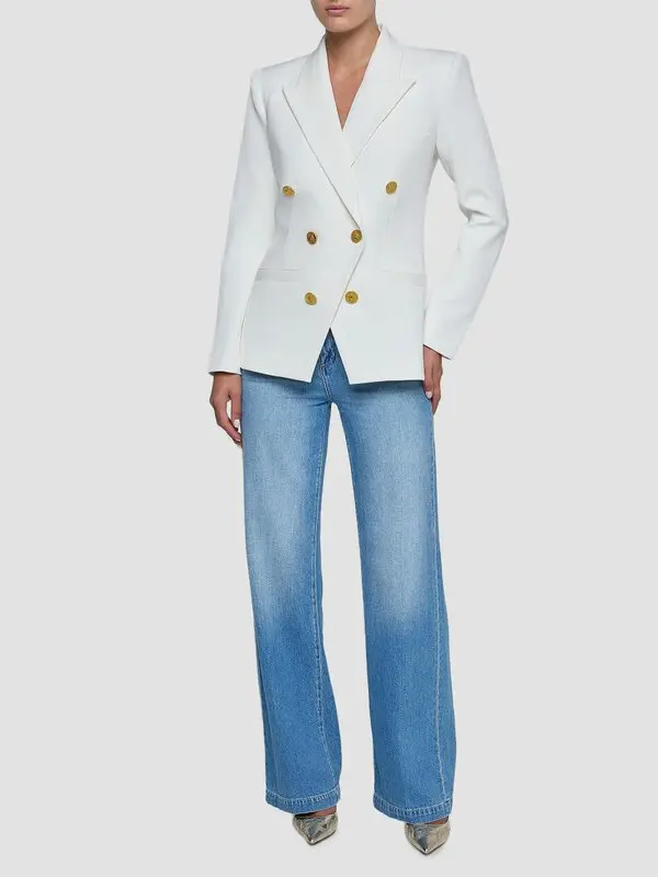 L'Agence Kyomi Double-breasted Blazer