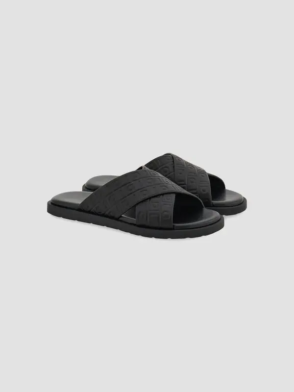 FERRAGAMO Brise Hug Leather Sandals