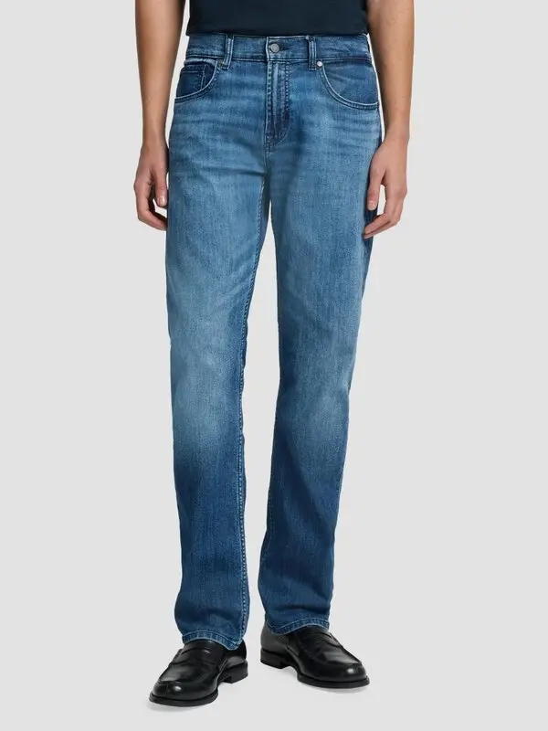 7 For All Mankind The Straight Mid-rise Jeans