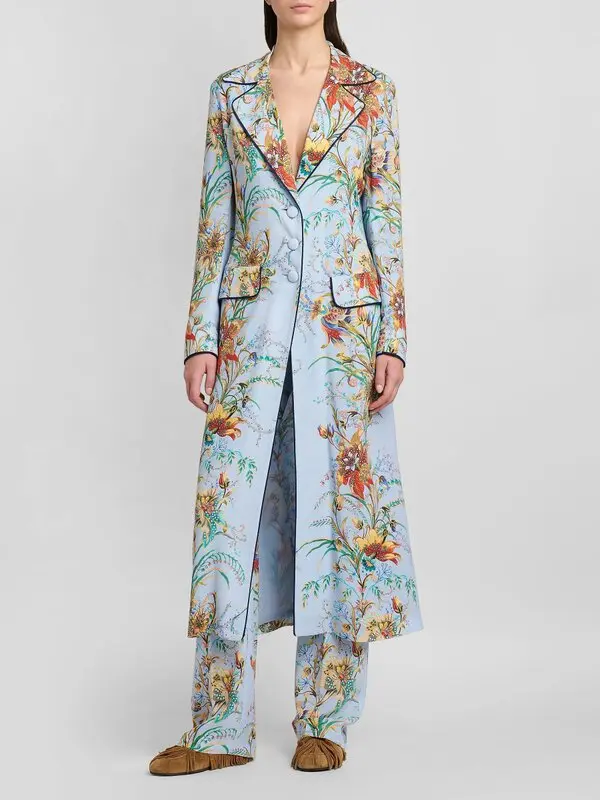 Etro Botanical Structured Duster Coat