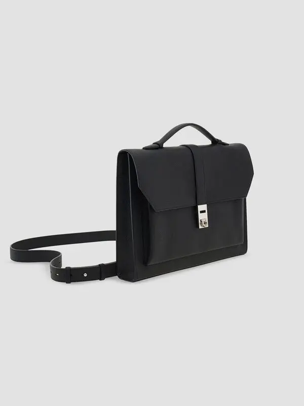 FERRAGAMO Hug Leather Briefcase