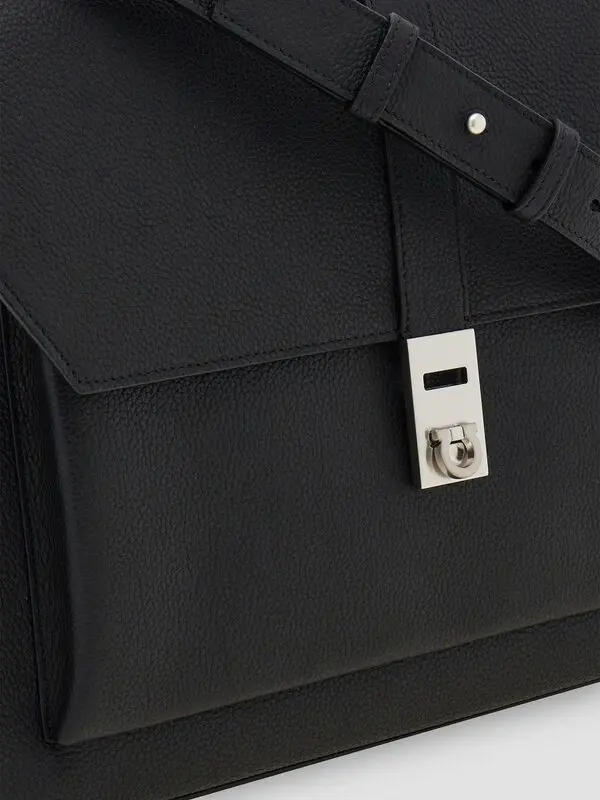 FERRAGAMO Hug Leather Briefcase