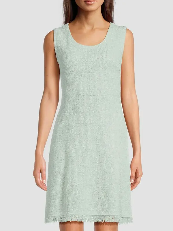Misook Sleeveless A-line Minidress