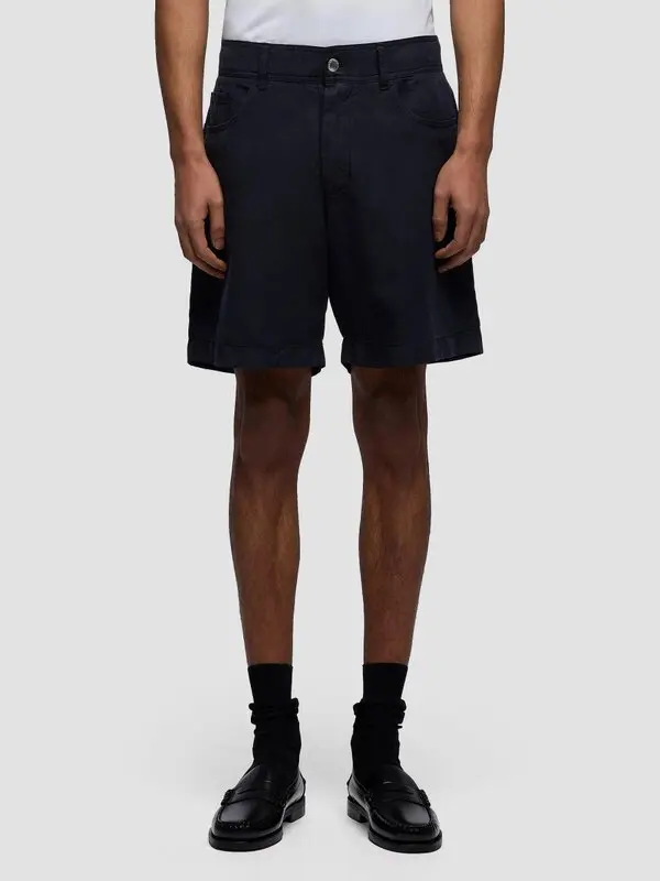 7 For All Mankind Hybrid Jogger Shorts - Navy