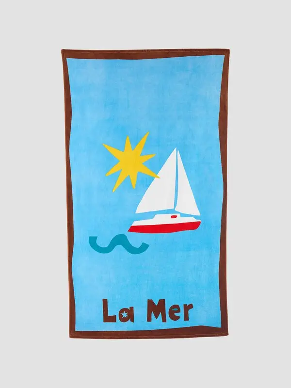 Jonathan Adler Playa La Mer Beach Towel - Blue