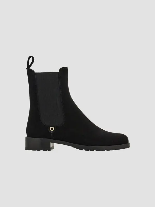 FERRAGAMO Briuli Suede Chelsea Boots