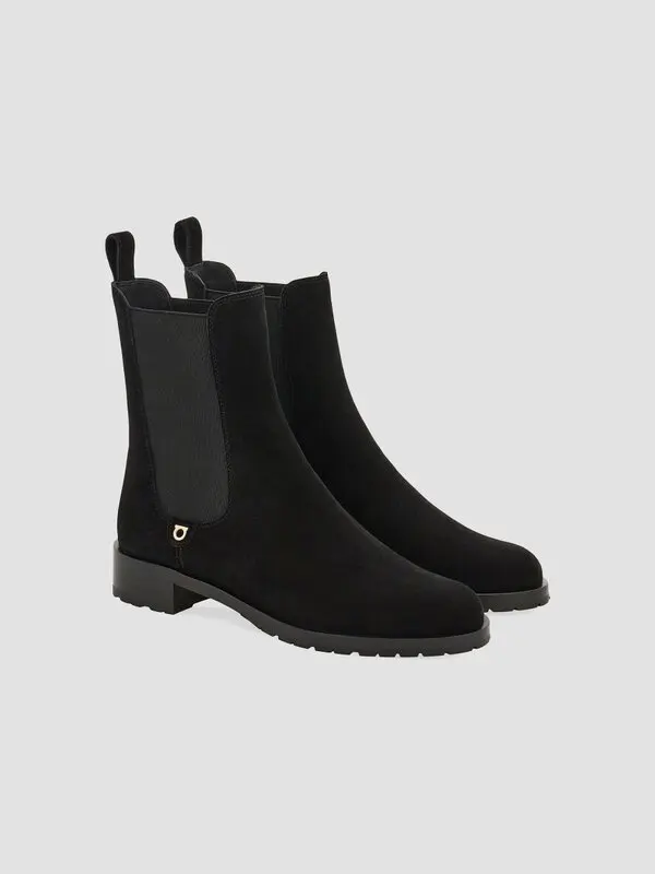 FERRAGAMO Briuli Suede Chelsea Boots