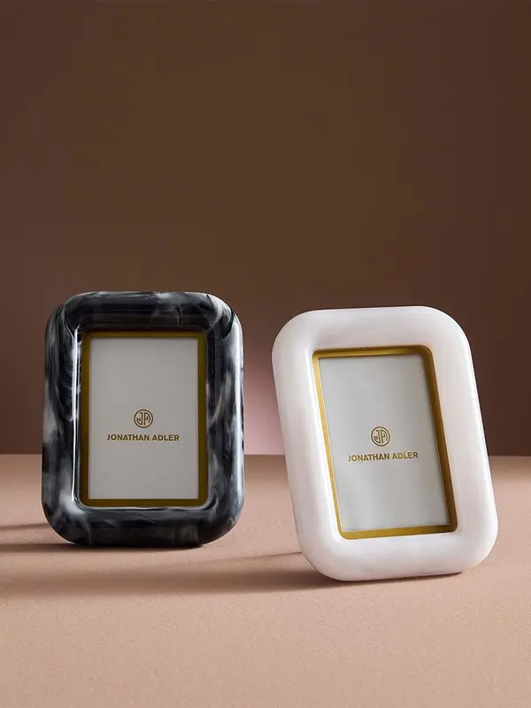 Jonathan Adler Como Picture Frame - White