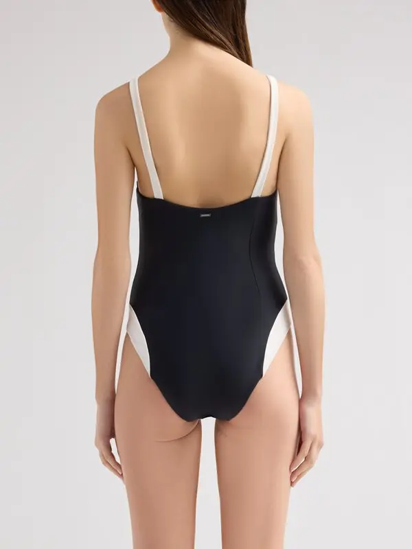 Simkhai Char Colorblocked One-piece Swimsuit