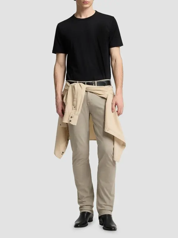7 For All Mankind The Straight Mid-rise Jeans