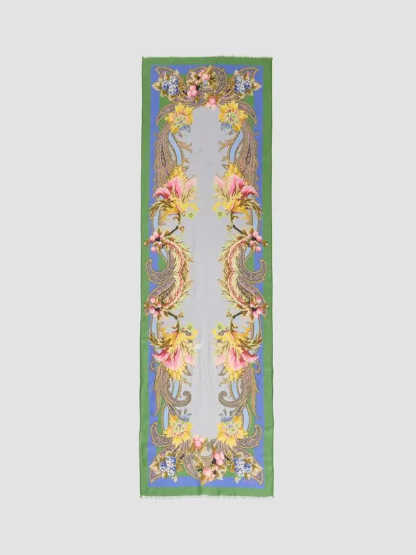 Etro Printed Cashmere-blend Scarf