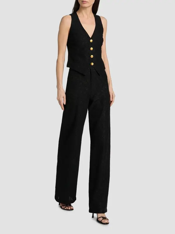 L'Agence Kino Bonded Lace Vest