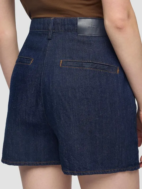 7 For All Mankind Denim Trouser Shorts