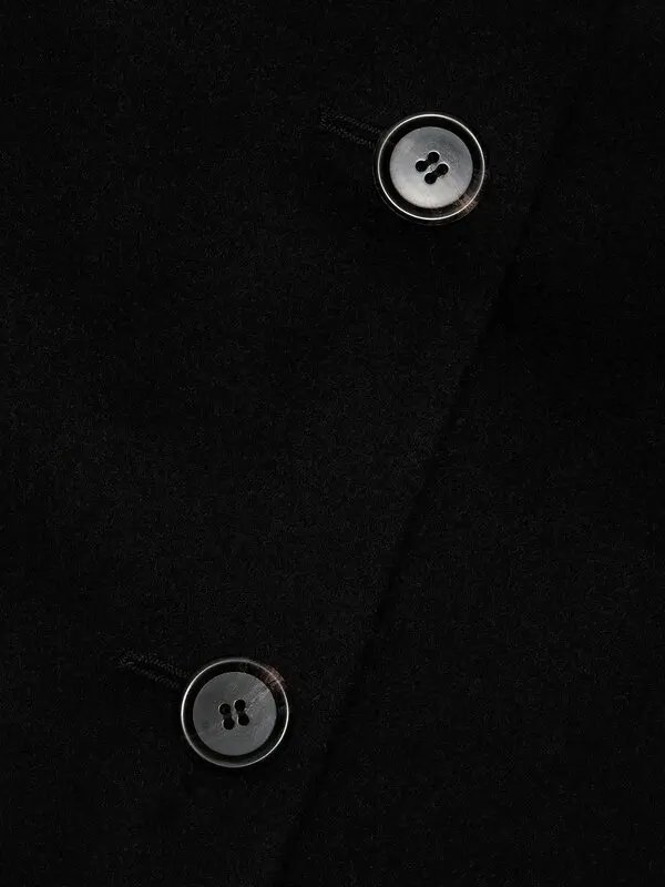 MERCER COLLECTIVE Belted Wool-blend Coat - Black