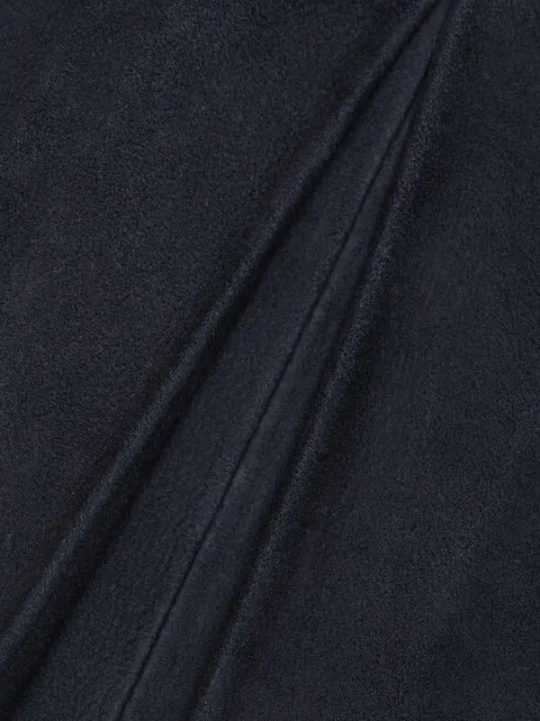 SELF-PORTRAIT Pleated Suede Miniskirt