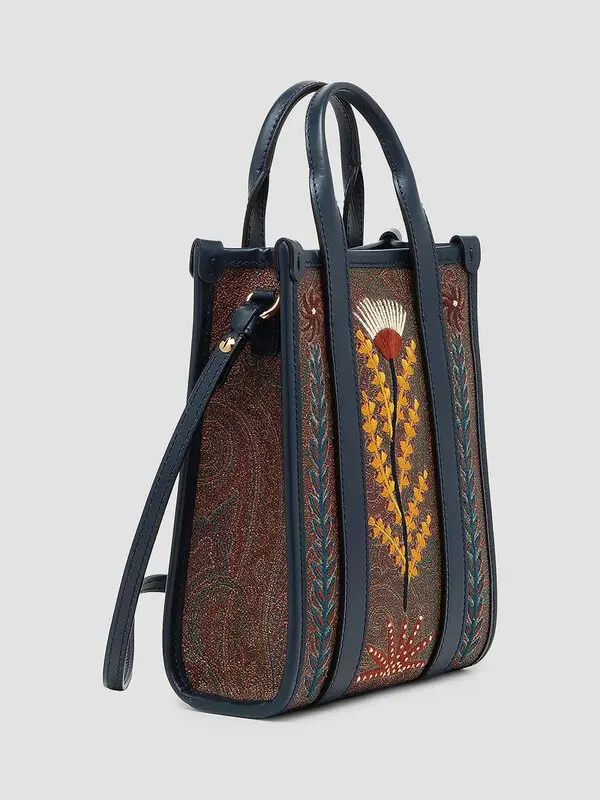 Etro Arnica Extra-small Signature Paisley Top Handle Bag