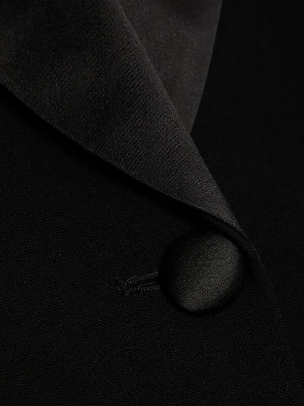 SERGIO HUDSON Satin Shawl Lapel Blazer