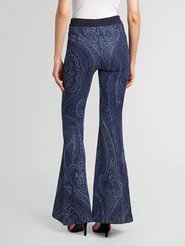 Etro Paisley Knit Trousers