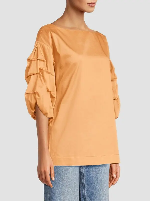 HARSHMAN Balia Cotton Blouse - Sand