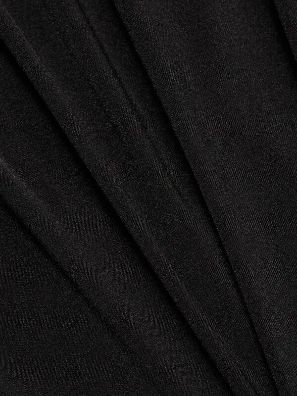 L'Agence Akari Draped Shoulder Pad Bodysuit