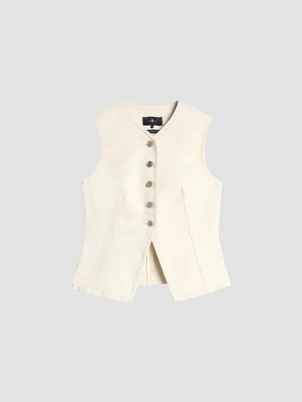 7 For All Mankind Denim Vest