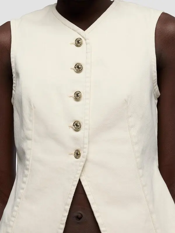 7 For All Mankind Denim Vest