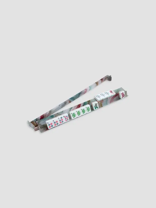OH MY MAHJONG Sandstone Rack & Pusher Set