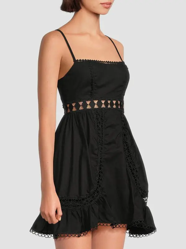 Peixoto Charlotte Cotton Minidress