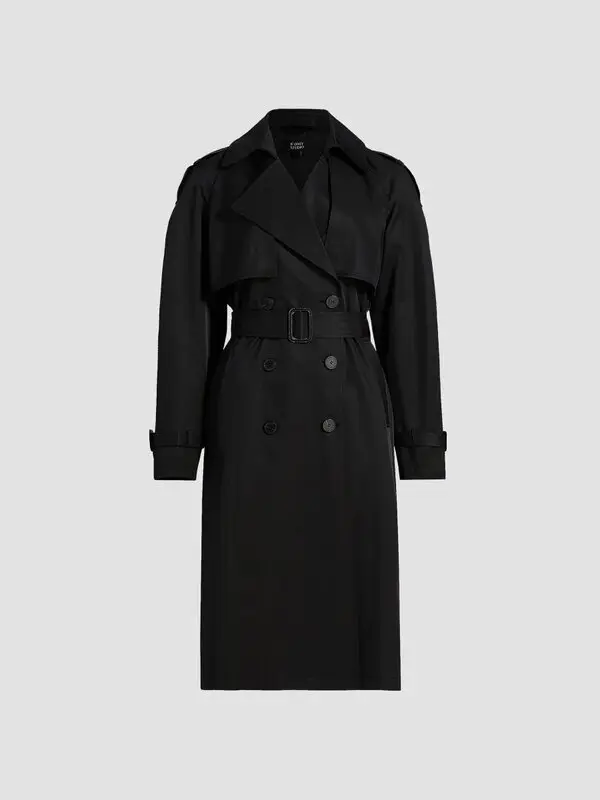 IF ONLY STUDIO Double-breasted Trench Coat