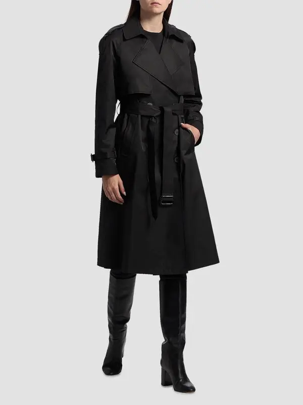 IF ONLY STUDIO Double-breasted Trench Coat