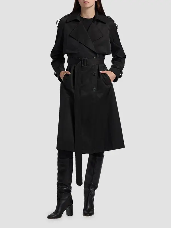 IF ONLY STUDIO Double-breasted Trench Coat