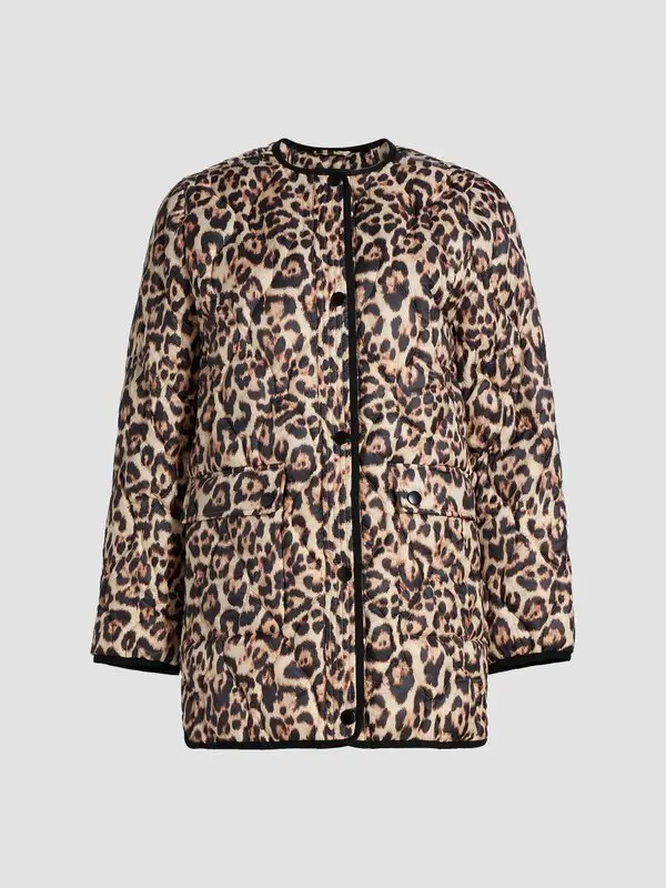 IF ONLY STUDIO Print Quilted Jacket