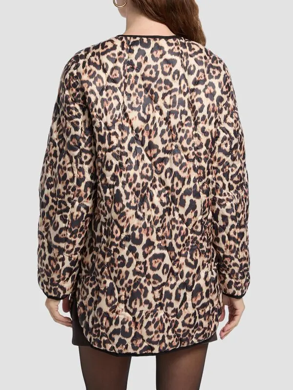 IF ONLY STUDIO Print Quilted Jacket