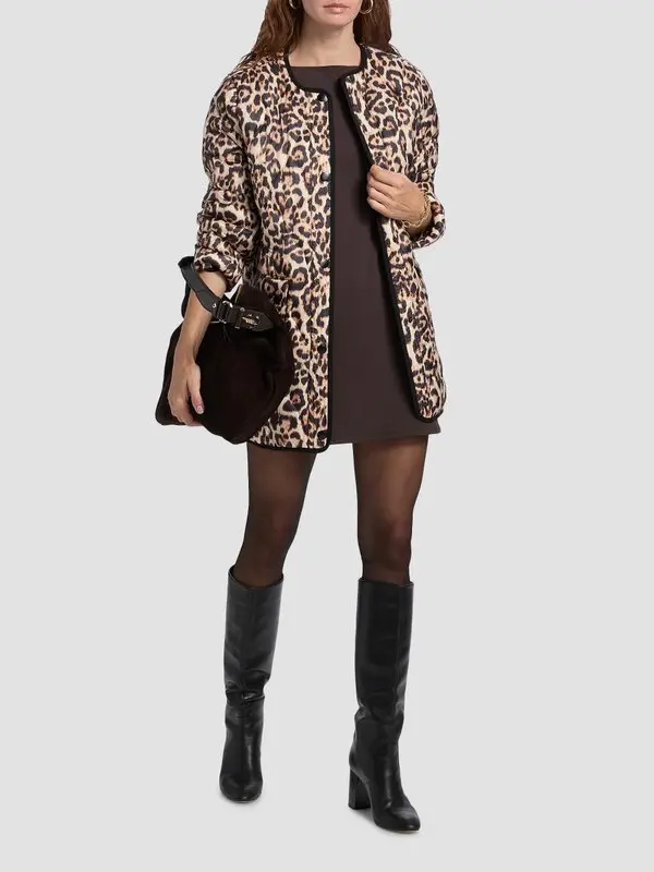 IF ONLY STUDIO Print Quilted Jacket