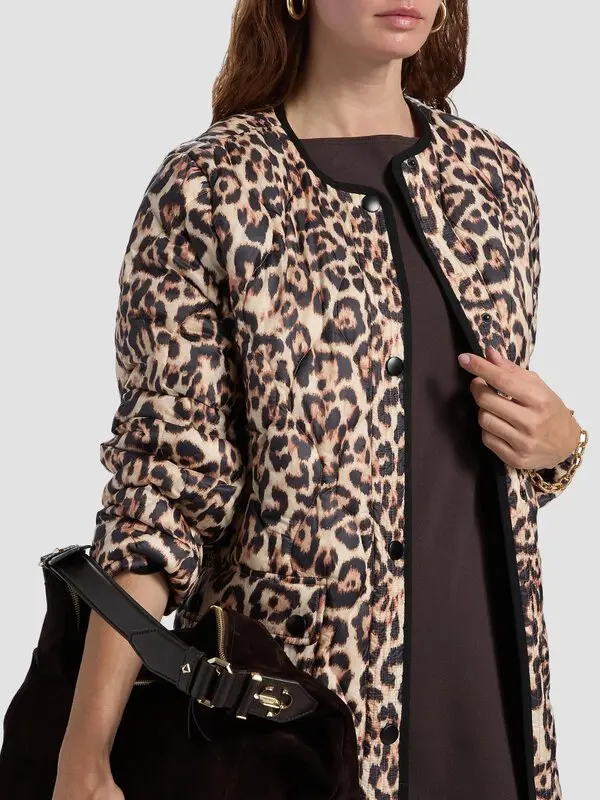 IF ONLY STUDIO Print Quilted Jacket