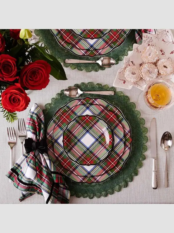 JULISKA Tuxedo Napkin Rings 4-piece Set