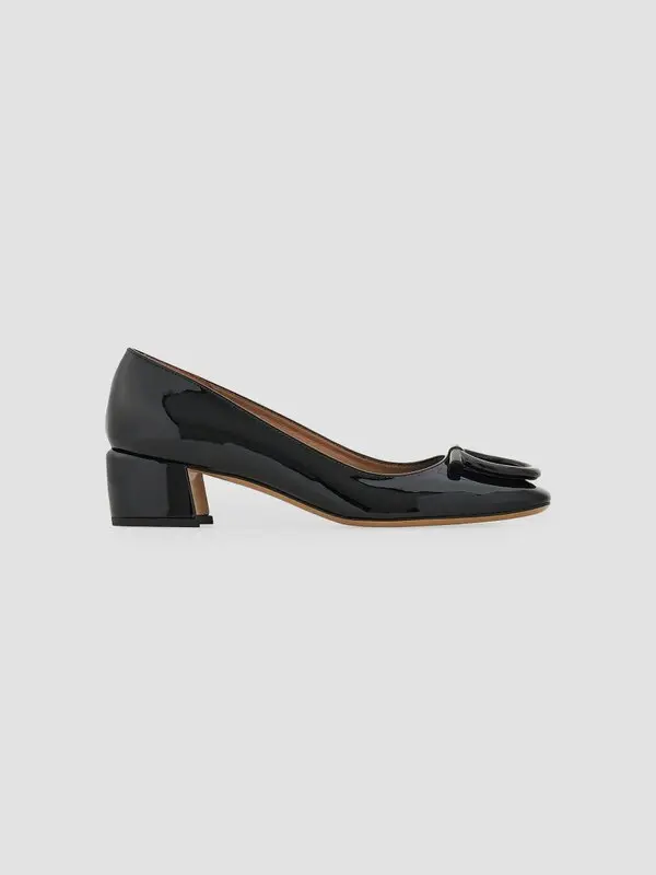 FERRAGAMO Mara 40mm Patent Leather Pumps