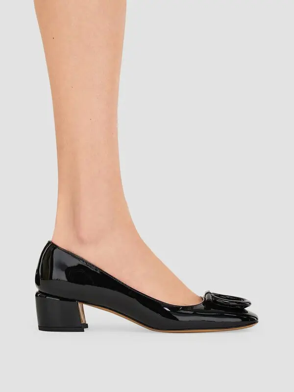 FERRAGAMO Mara 40mm Patent Leather Pumps