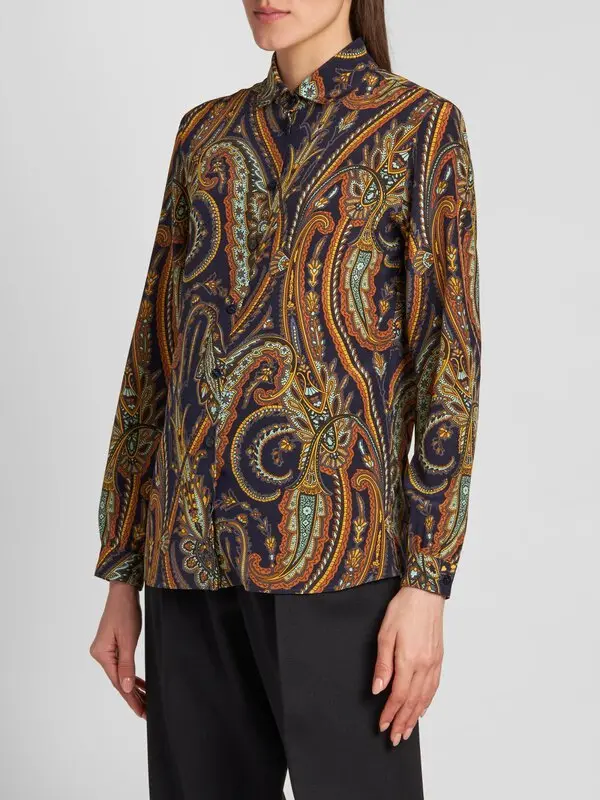 Etro Paisley Silk Shirt