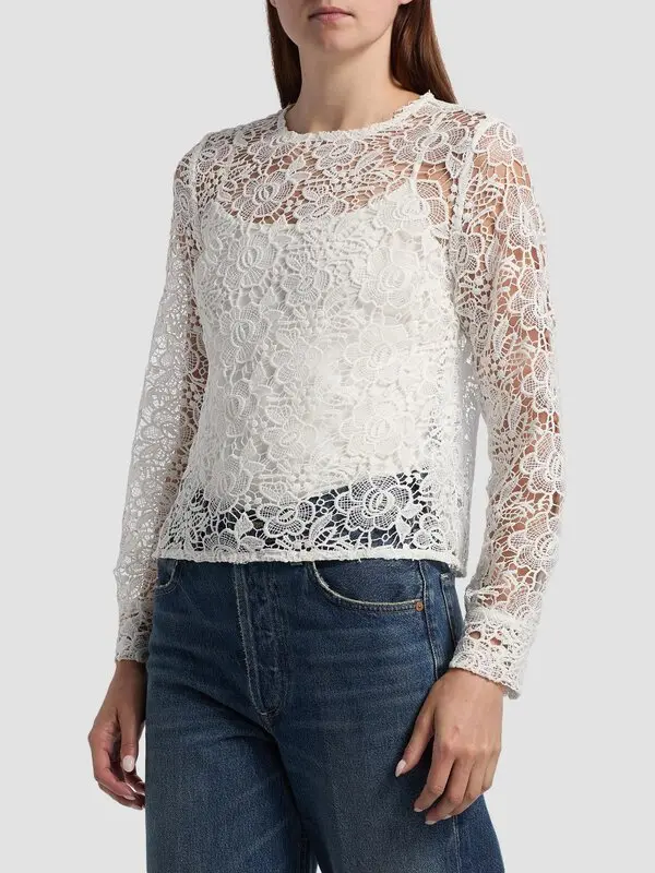 IF ONLY STUDIO Lace Top