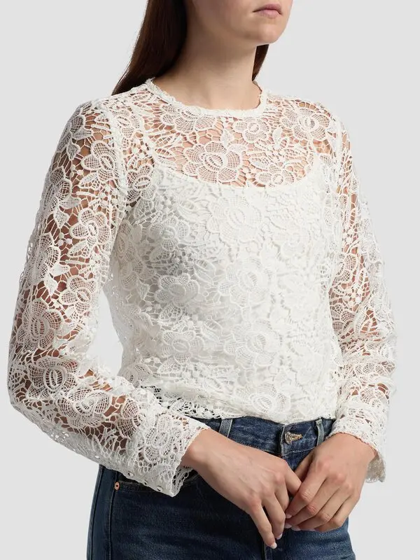 IF ONLY STUDIO Lace Top