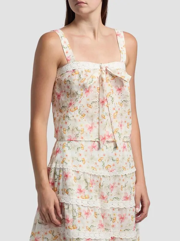IF ONLY STUDIO Floral Cami Top