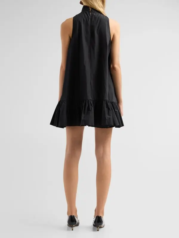 Azeeza Alcott Cotton Poplin Mini Dress