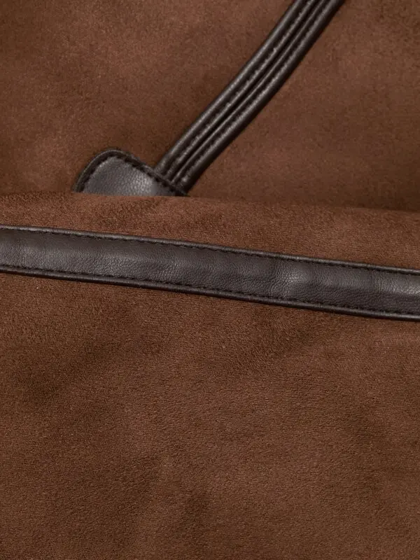 IF ONLY STUDIO Faux Shearling-lined Hooded Jacket