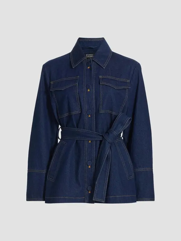 IF ONLY STUDIO Tie-waist Jacket
